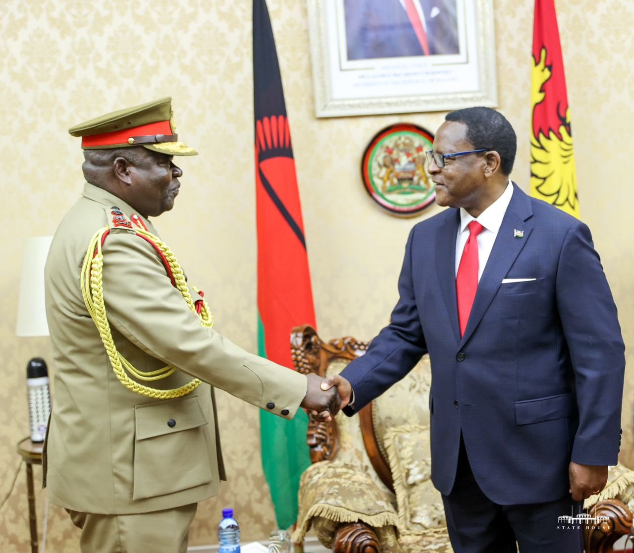 Chakwera officially decorates Paul Valentino Phiri as Four Star General ...